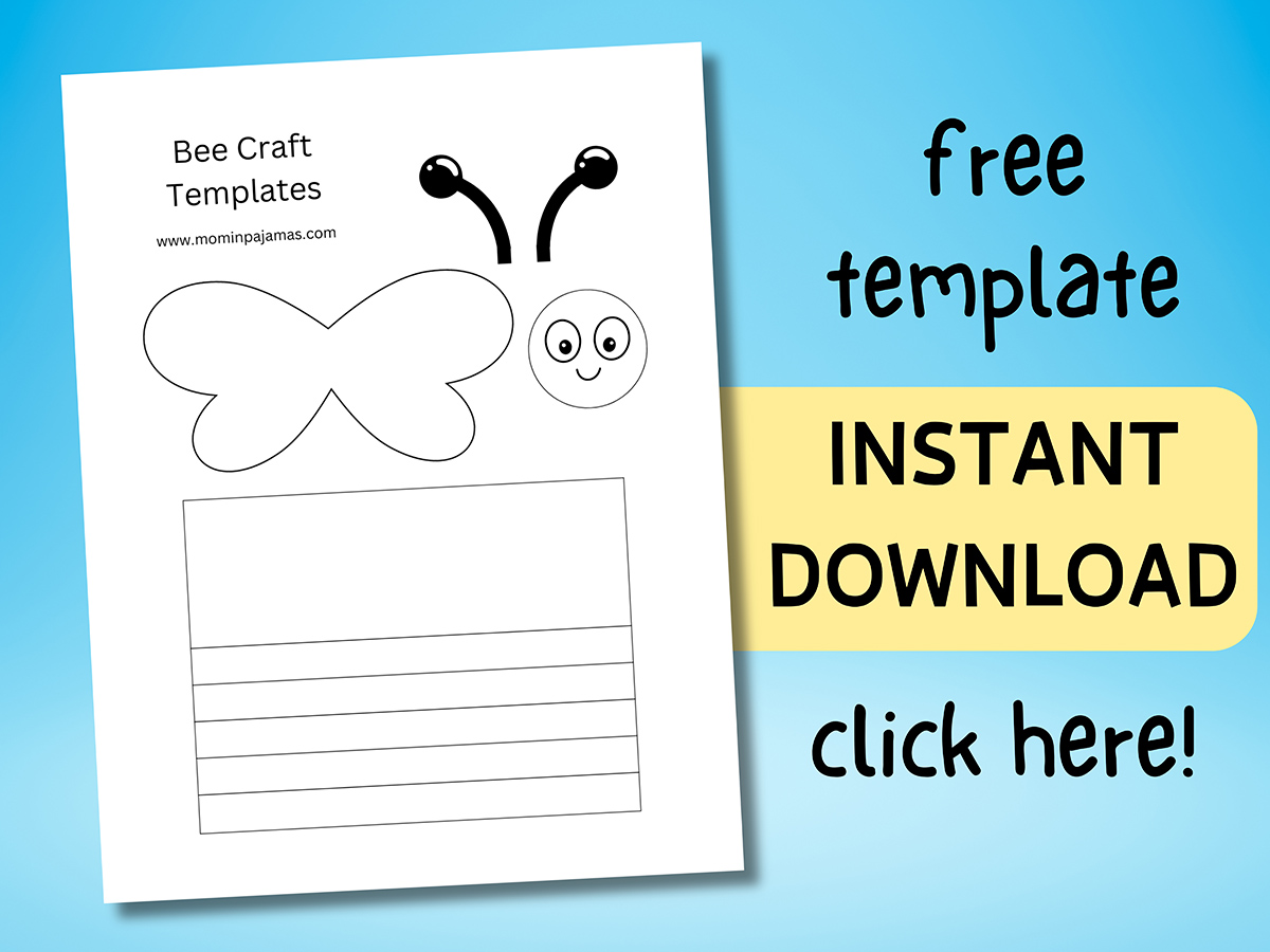 Easy Bee Toilet Paper Roll Craft for Kids - Mom in Pajamas