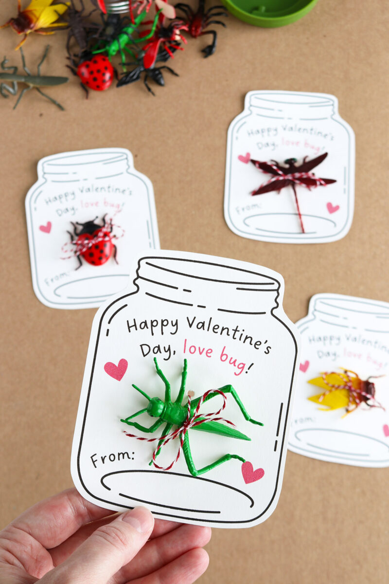 Free Printable Love Bug Valentines for Kids - Mom in Pajamas