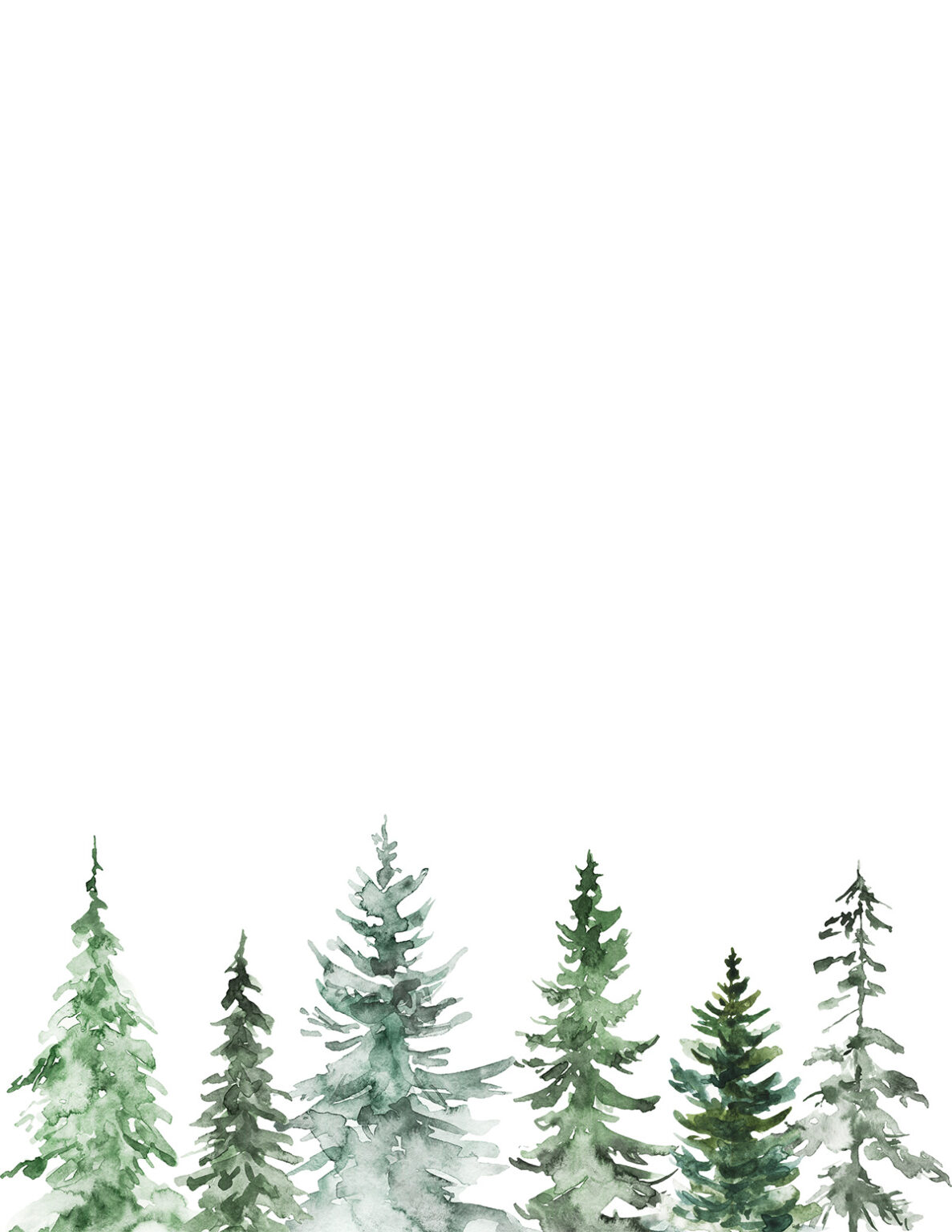 Free Printable Christmas Borders - 40 Border Templates - Mom in Pajamas