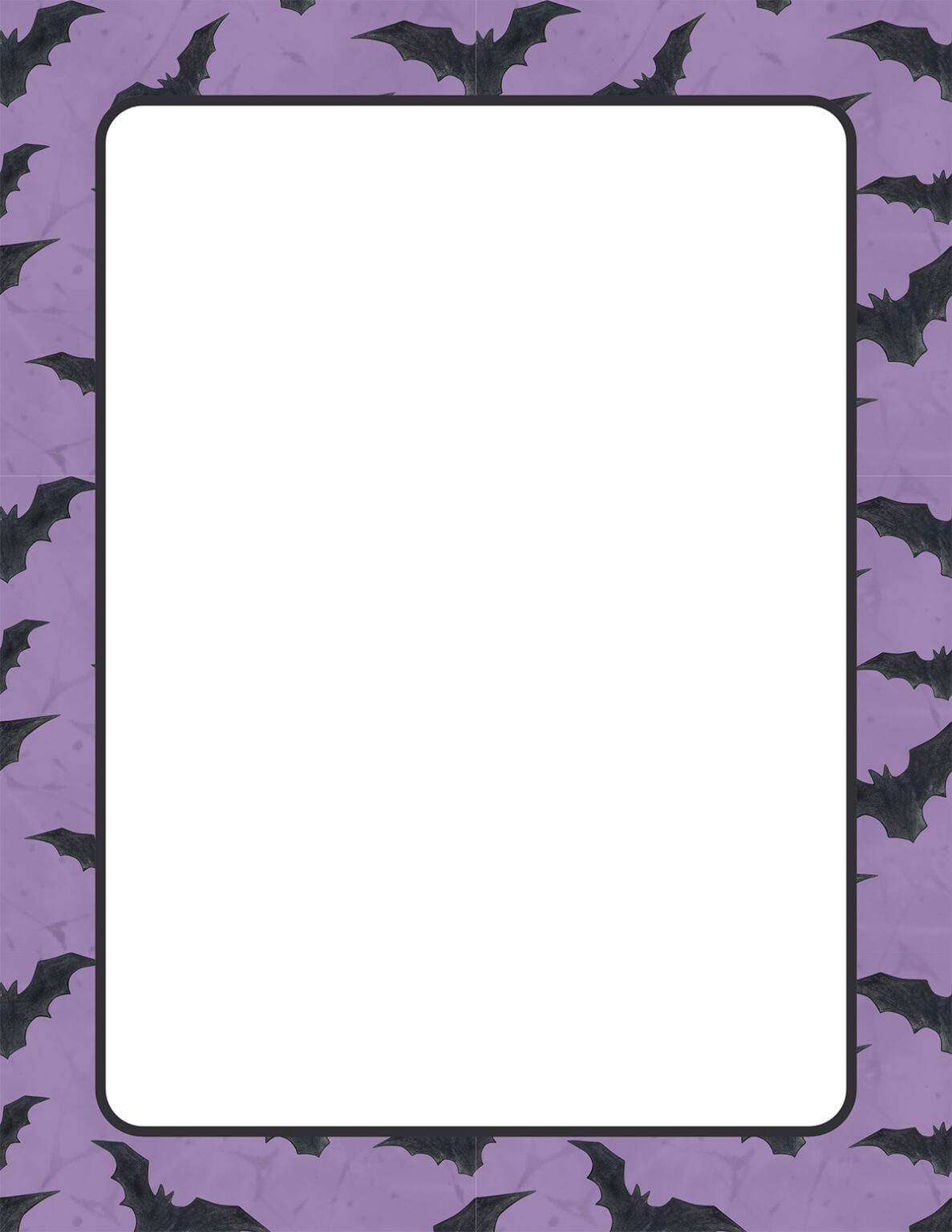 Free Printable Halloween Borders - 30 Border Pages - Mom in Pajamas