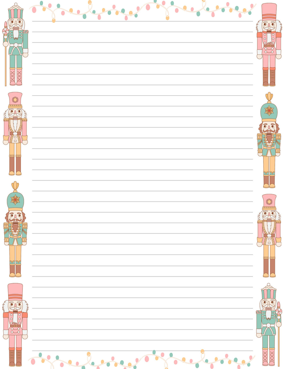 Free Printable Christmas Borders - 40 Border Templates - Mom in Pajamas