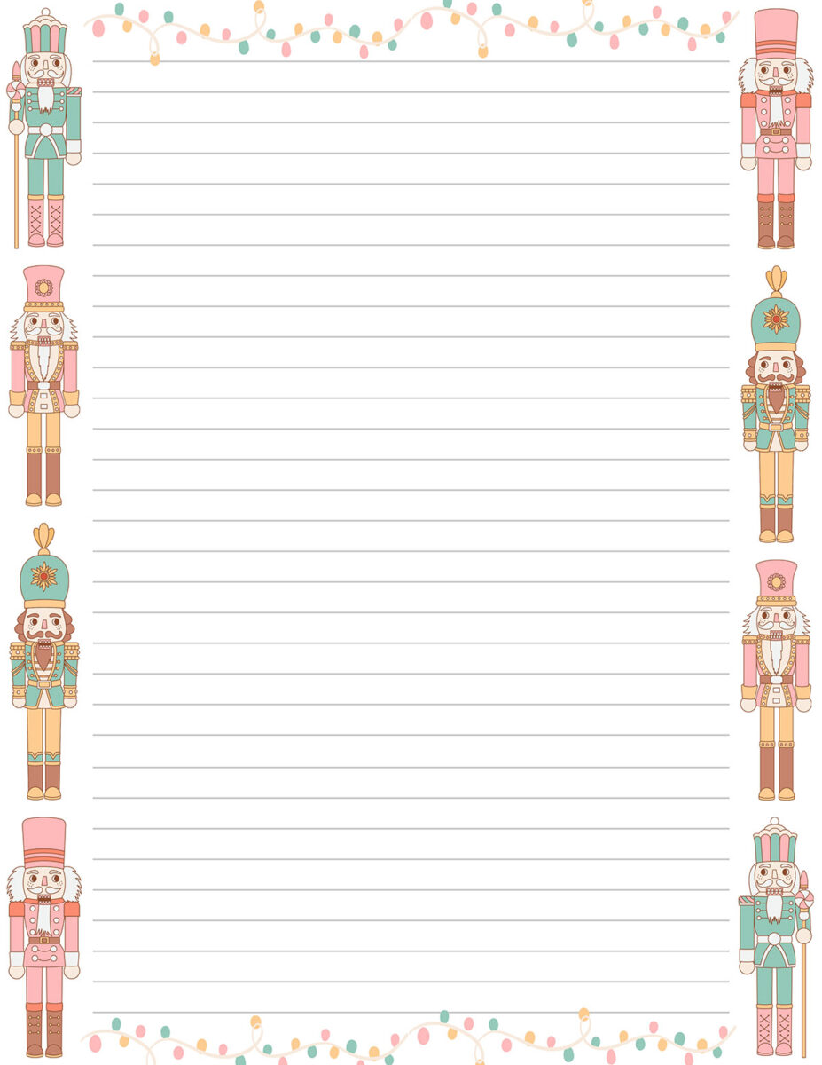 Free Printable Christmas Borders - 40 Border Templates - Mom in Pajamas