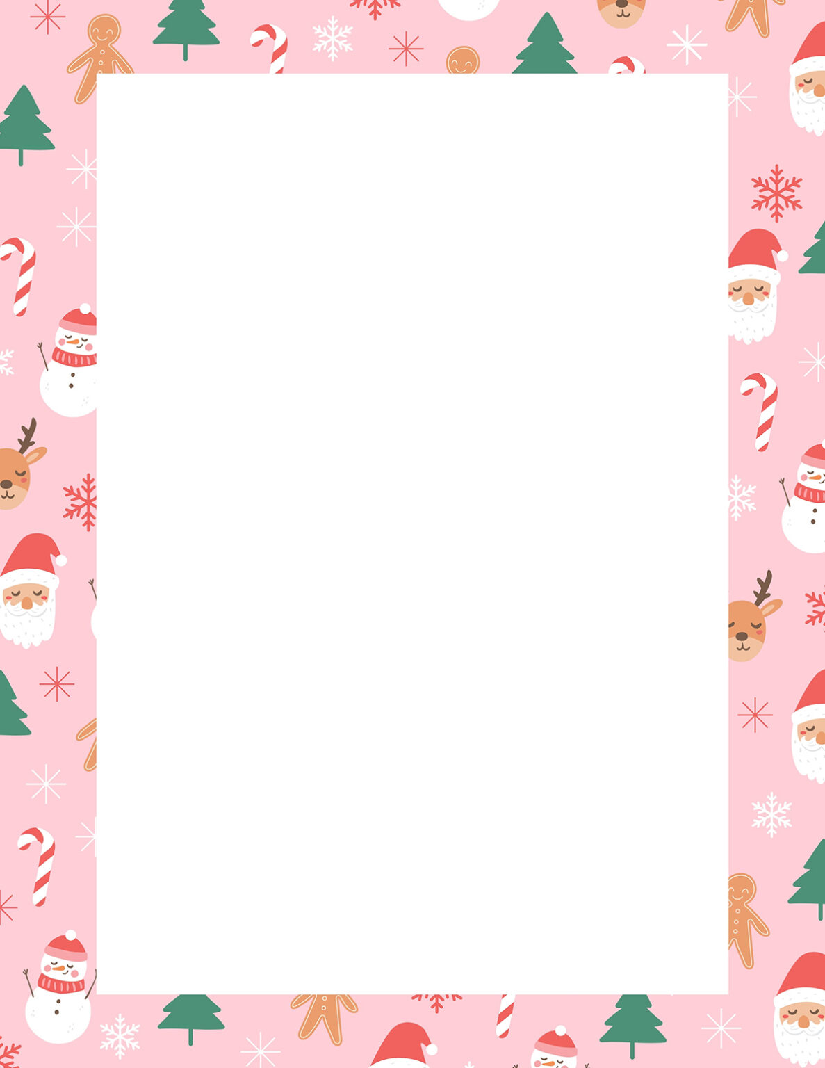 Free Printable Christmas Borders - 40 Border Templates - Mom in Pajamas