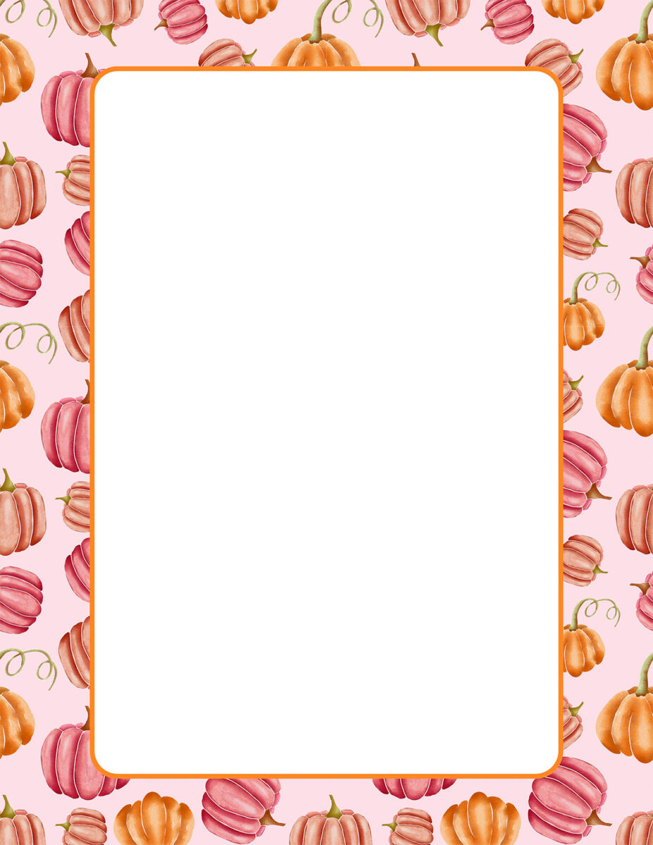 Free Printable Fall Borders - 30 FREE Border Pages - Mom in Pajamas