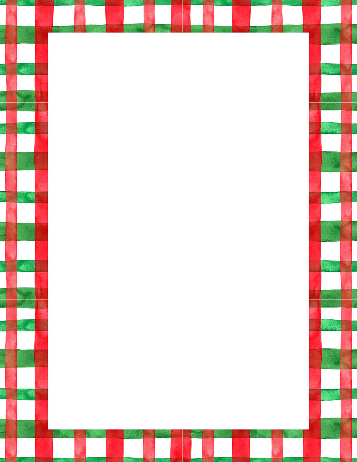 Free Printable Christmas Borders - 40 Border Templates - Mom in Pajamas